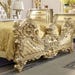 Gold Antique Bed King Queen Size Headboard. Rococo Style, Crafted From ...