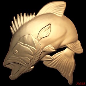 Fish Design 3D STL Models Decor, Stl File, CNC Router, Carving Machine ...