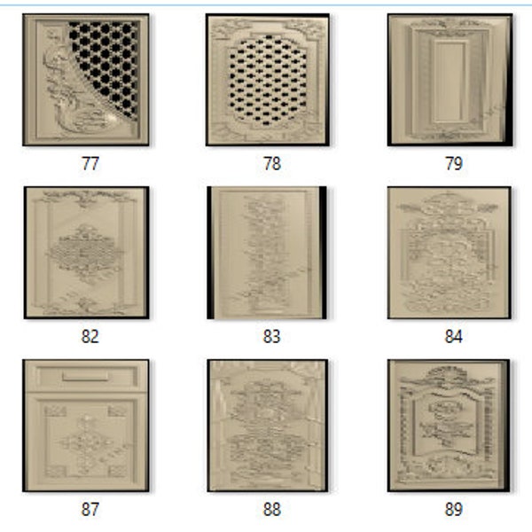 Kitchen Cabinet Cnc Files - Etsy