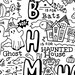 PRINTABLE Halloween Alphabet Coloring Page - Etsy