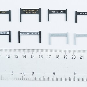 Model Railway Street Sign - OO Gauge Personalised Road Sign - 1:76 ...