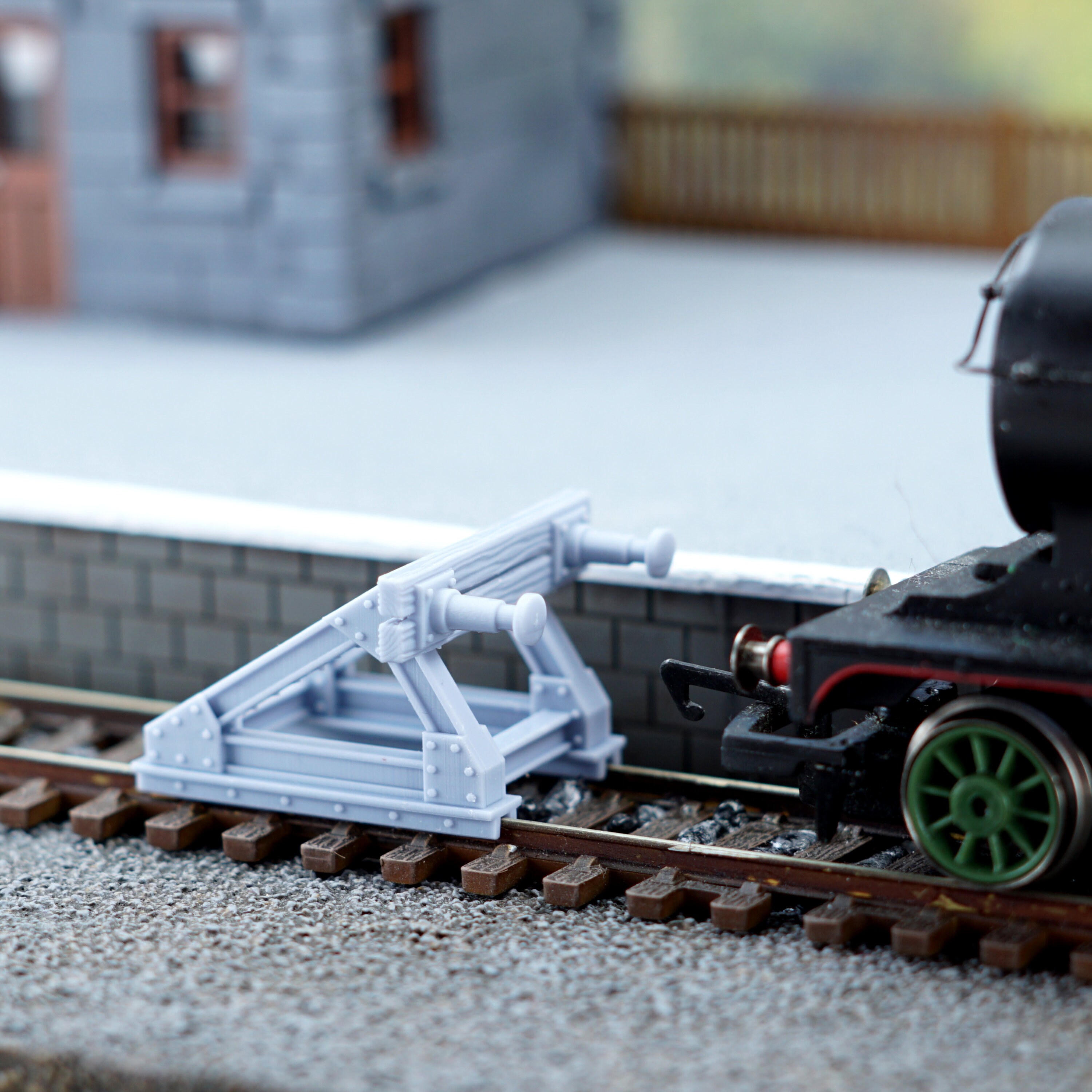 Model Railway Buffer Stop - OO Gauge Track End - Hornby 1:76 Scale ...