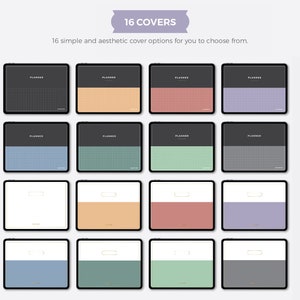 Undated Pastel Digital Planner, Goodnotes Planner, iPad Diary ...