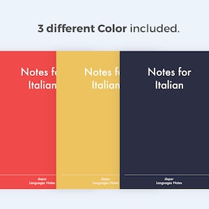 Italian Study Digital Notebook | Learn Italian, Words, Vocabulary ...