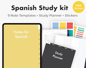 Spanish Digital Stickers - Etsy