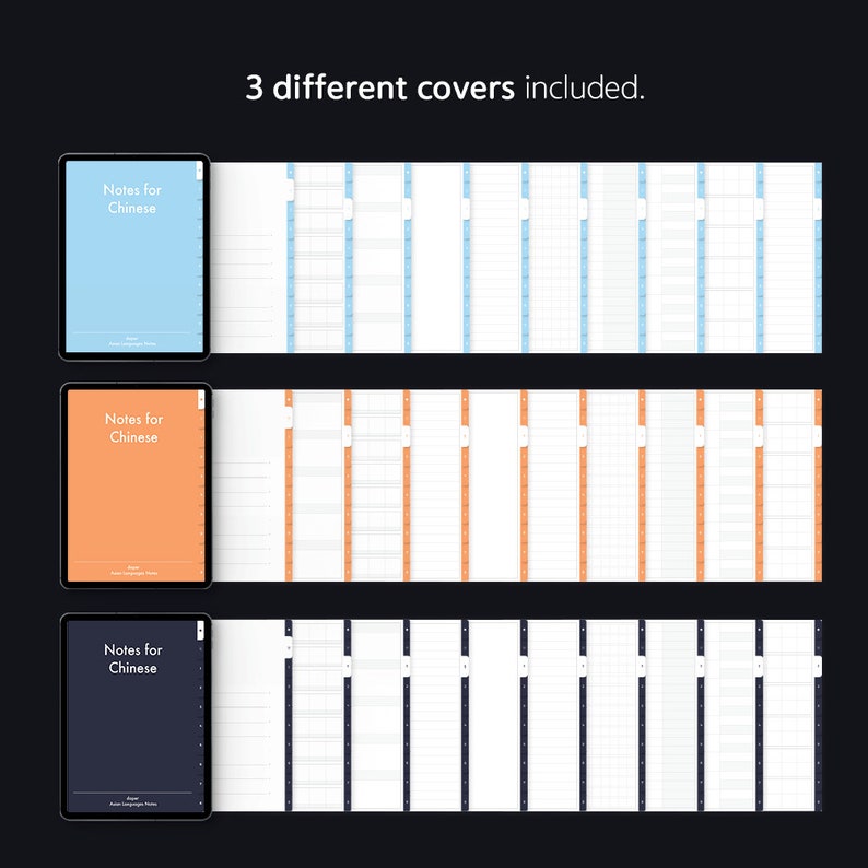 Chinese Study Digital Notebook | Words, Vocabulary, Language, Character ...