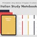 French Study Digital Notebook | Printable | Student Worksheet | Words ...