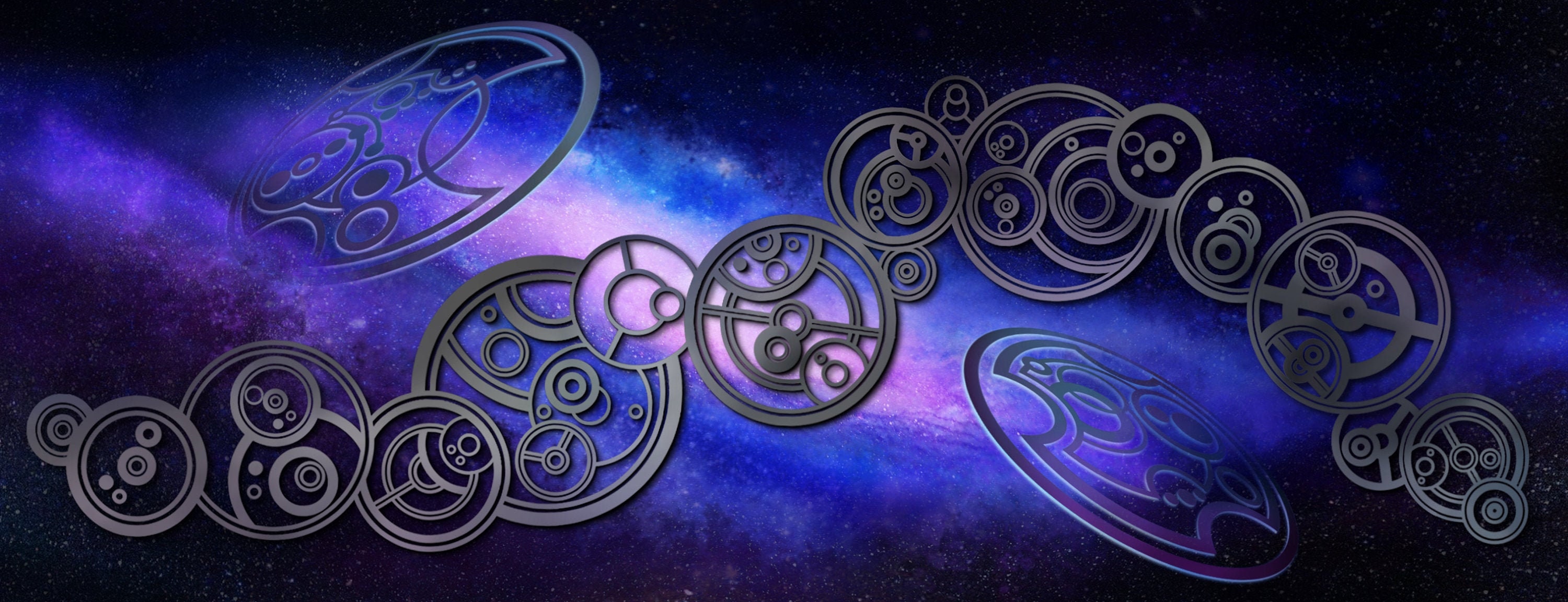 Gallifreyan Writing Wallpaper