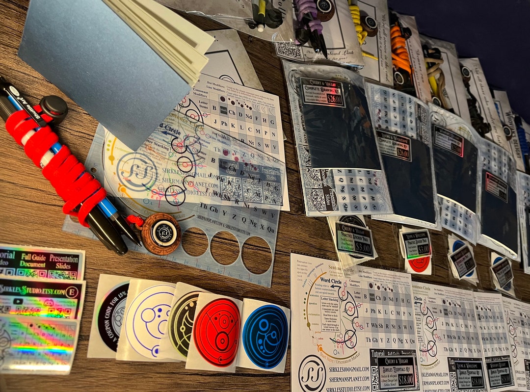 Sirkles DIY Kit! Includes Stencil, Notebook, QR Codes to Tutorials and ...