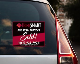 Custom Realtor Sticker Vinyl Decal Personalized Realtor Vinyl Sticker ...