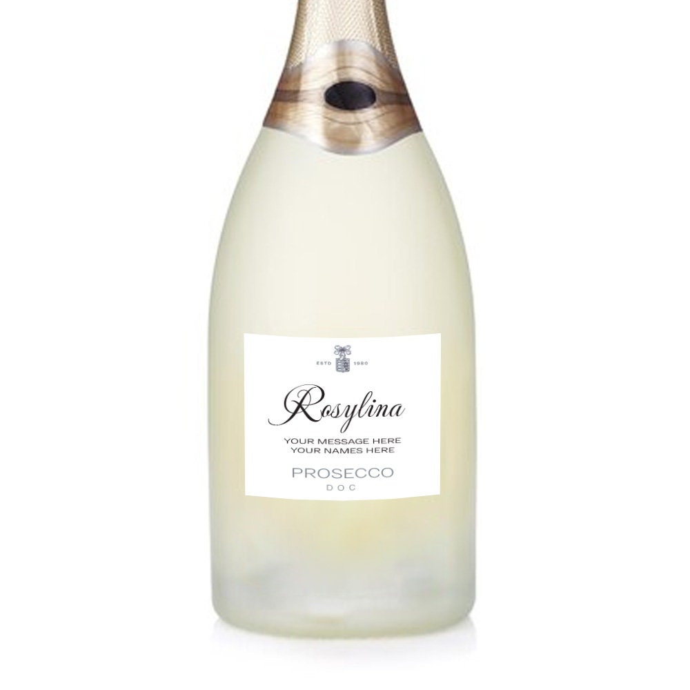 Custom Prosecco & Champagne Label Personalized Wine Vinyl - Etsy