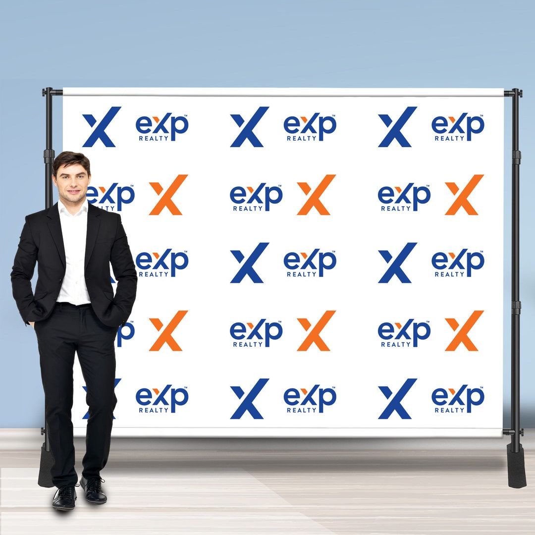 Exp Realty Custom Real Estate Step and Repeat Backdrop Stand 10'x8 ...