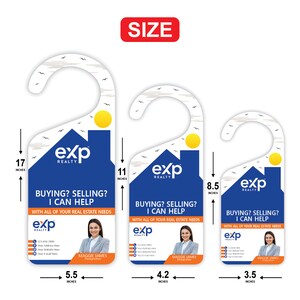 Exp Realty Custom Real Estate Door Hanger, Personalized Realtor ...