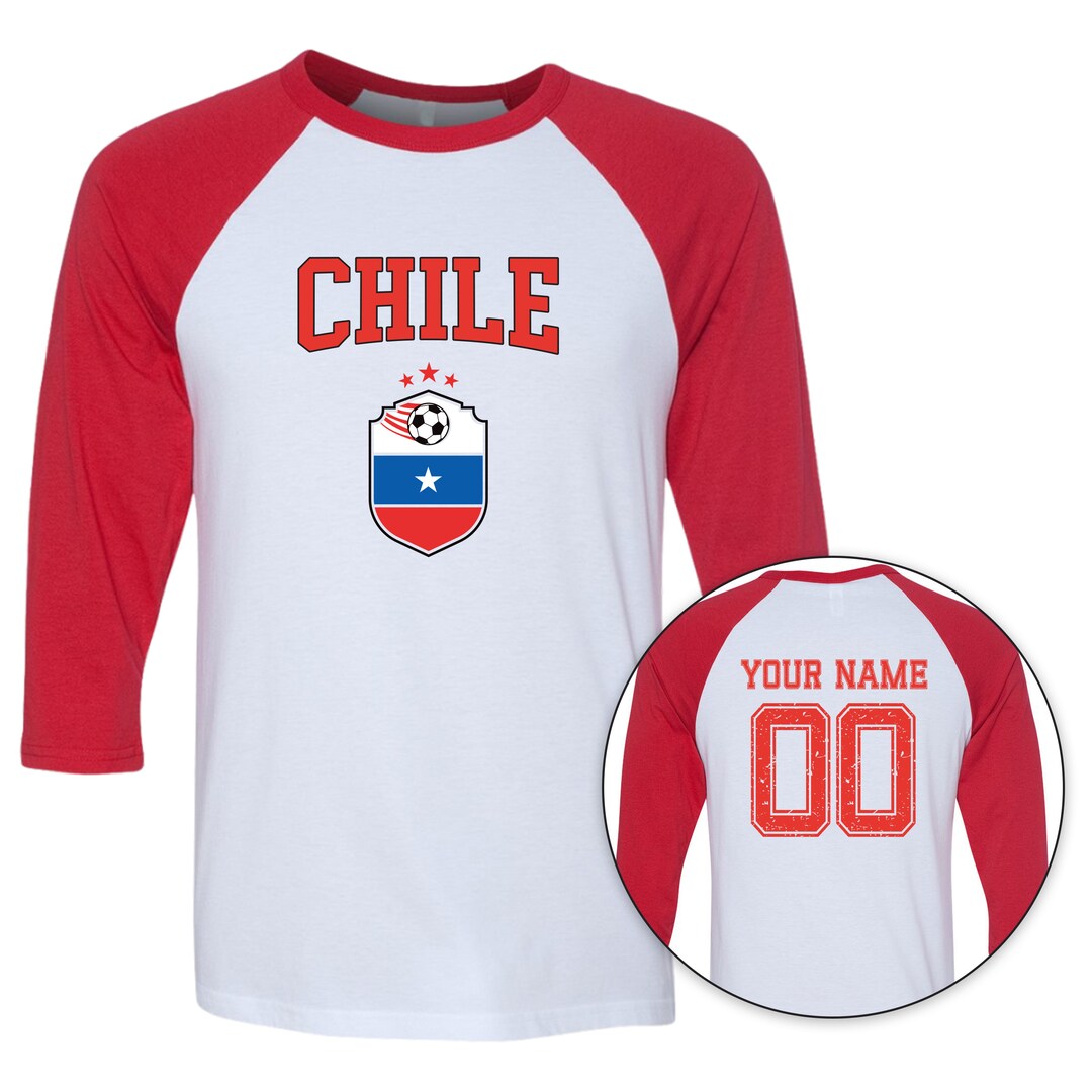 Custom Soccer Raglan T-shirt Front-back Print, Personalized Raglan ...