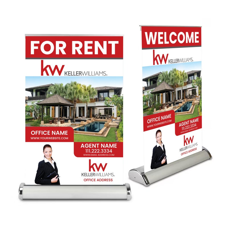 Realtor Stand up Banner - Etsy