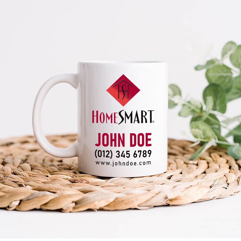 Homesmart Custom Real Estate Agent Coffee Mug, Personalized Real Estate ...