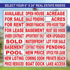 Exp Realty Custom Aluminum Real Estate Sign Panel & Rider - 18”X24 ...