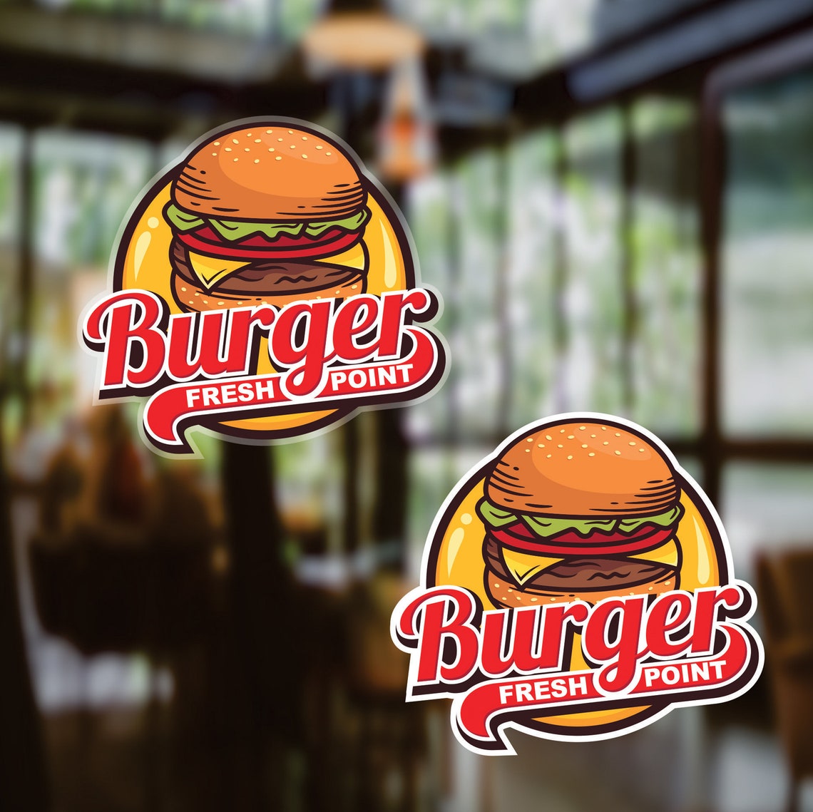 Custom Static Window Cling Vinyl Sticker - Personalized Window Decal ...