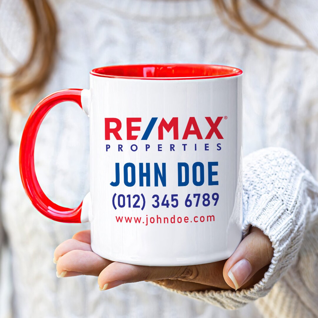 Remax Custom Real Estate Agent Coffee Mug, Personalized Real Estate ...