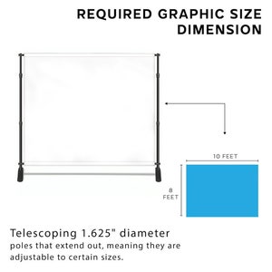 Keller Williams Custom Real Estate Step and Repeat Backdrop Stand 10'x8 ...