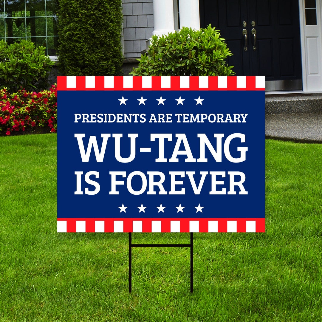Presidents Are Temporary Yard Sign Coroplast Presidents Are - Etsy