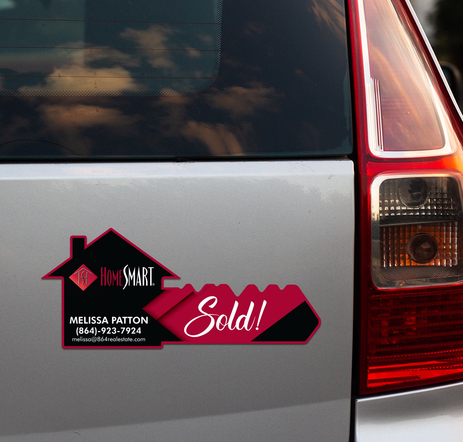 Homesmart Personalized Real Estate Key Car Magnet - Realtor Marketing ...