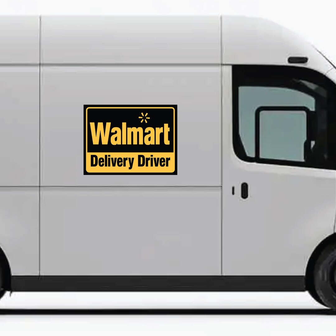 Delivery Driver Sticker Vinyl Decal, Delivery Driver Bumper Sticker ...
