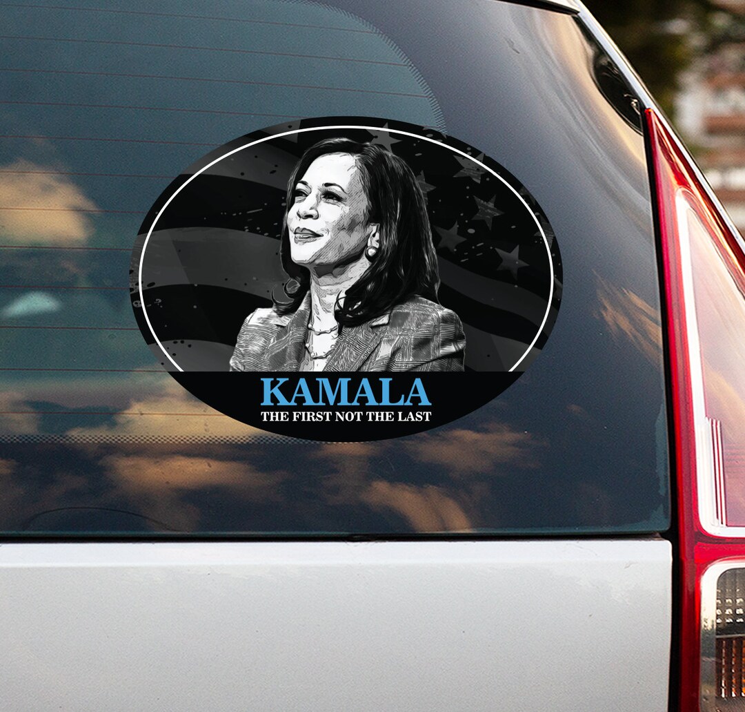 Kamala Harris 2024 Sticker Vinyl Decal, Harris for President 2024 Vinyl ...