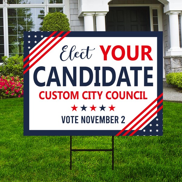 Personalized Election Sign - Etsy
