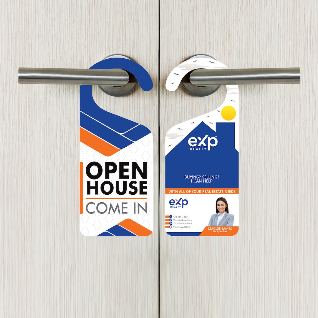 Exp Realty Custom Real Estate Door Hanger, Personalized Realtor ...