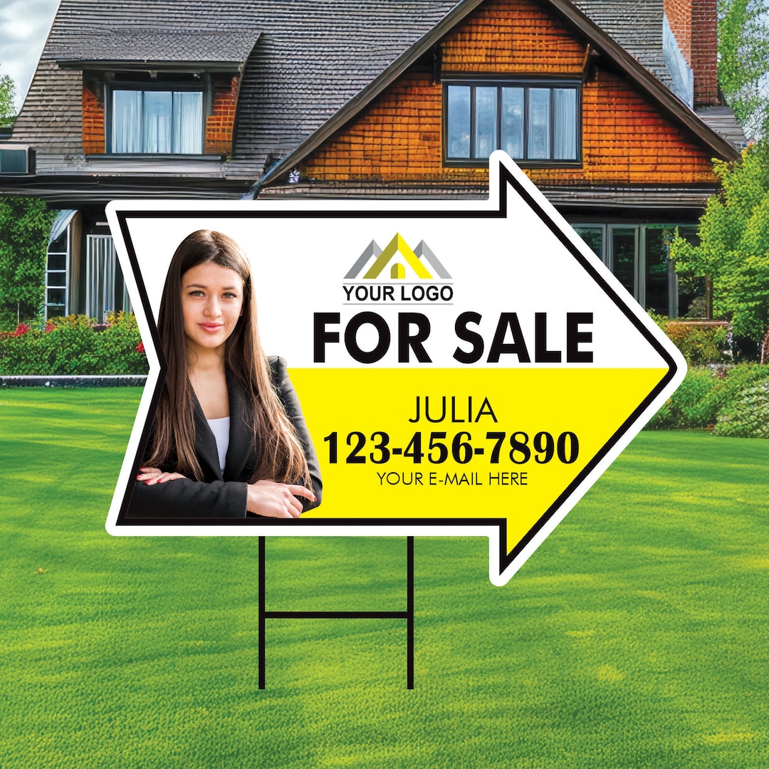 Custom for Sale Arrow Yard Sign 18
