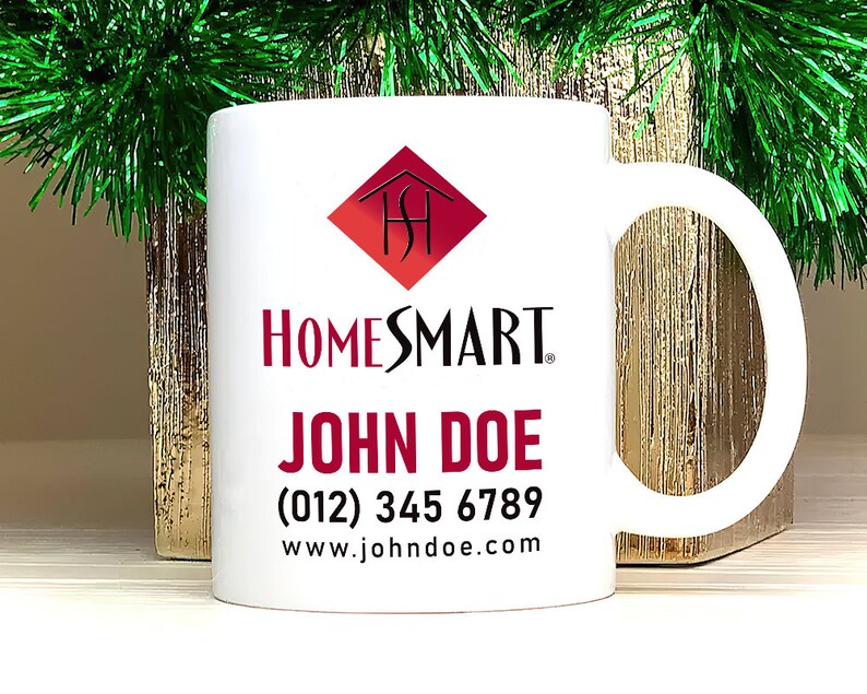 Homesmart Custom Real Estate Agent Coffee Mug, Personalized Real Estate ...