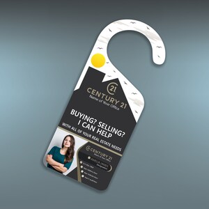 Century 21 Custom Real Estate Door Hanger, Personalized Realtor ...