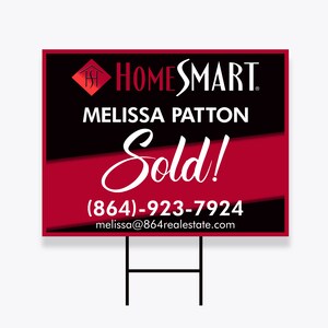 Homesmart Personalized Real Estate Marketing Yard Sign - Coroplast ...
