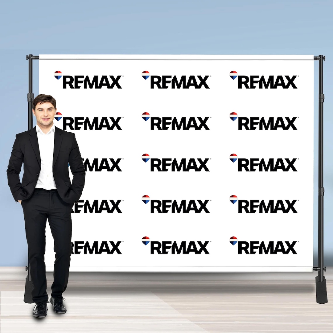 Remax Custom Real Estate Step and Repeat Backdrop Stand 10'x8 ...