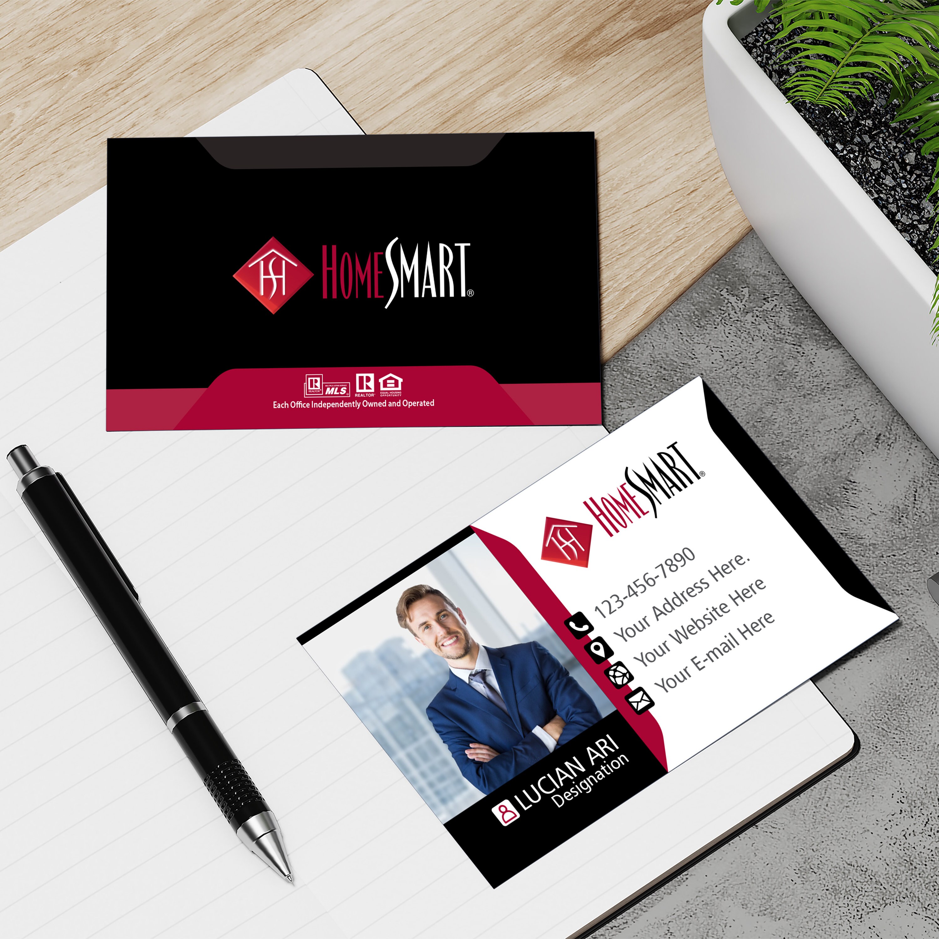 Homesmart Custom Real Estate Business Card Two-sided - Etsy