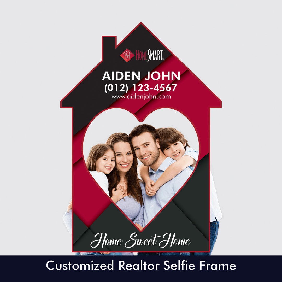Homesmart Personalized Realtor Selfie Frame 28" X 40", Real Estate ...