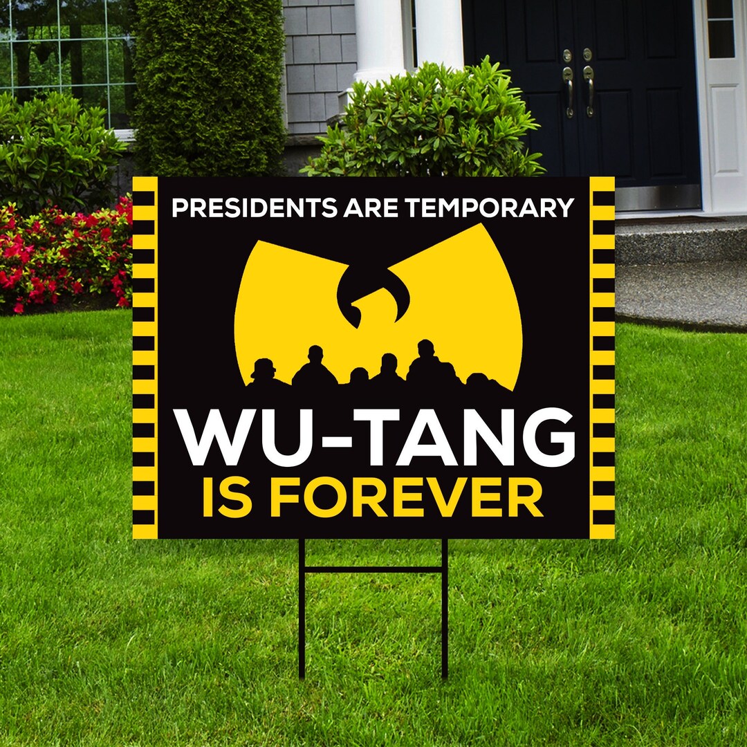 Presidents Are Temporary Yard Sign Coroplast Presidents Are Temporary ...