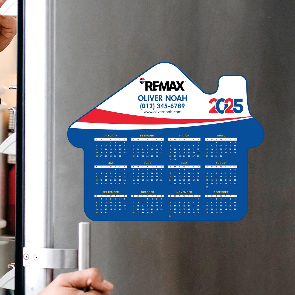 Remax Personalized Real Estate Magnet Calendars, Realtor Marketing 12 ...
