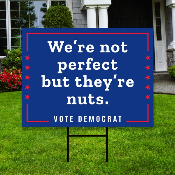 Democracy Sign - Etsy