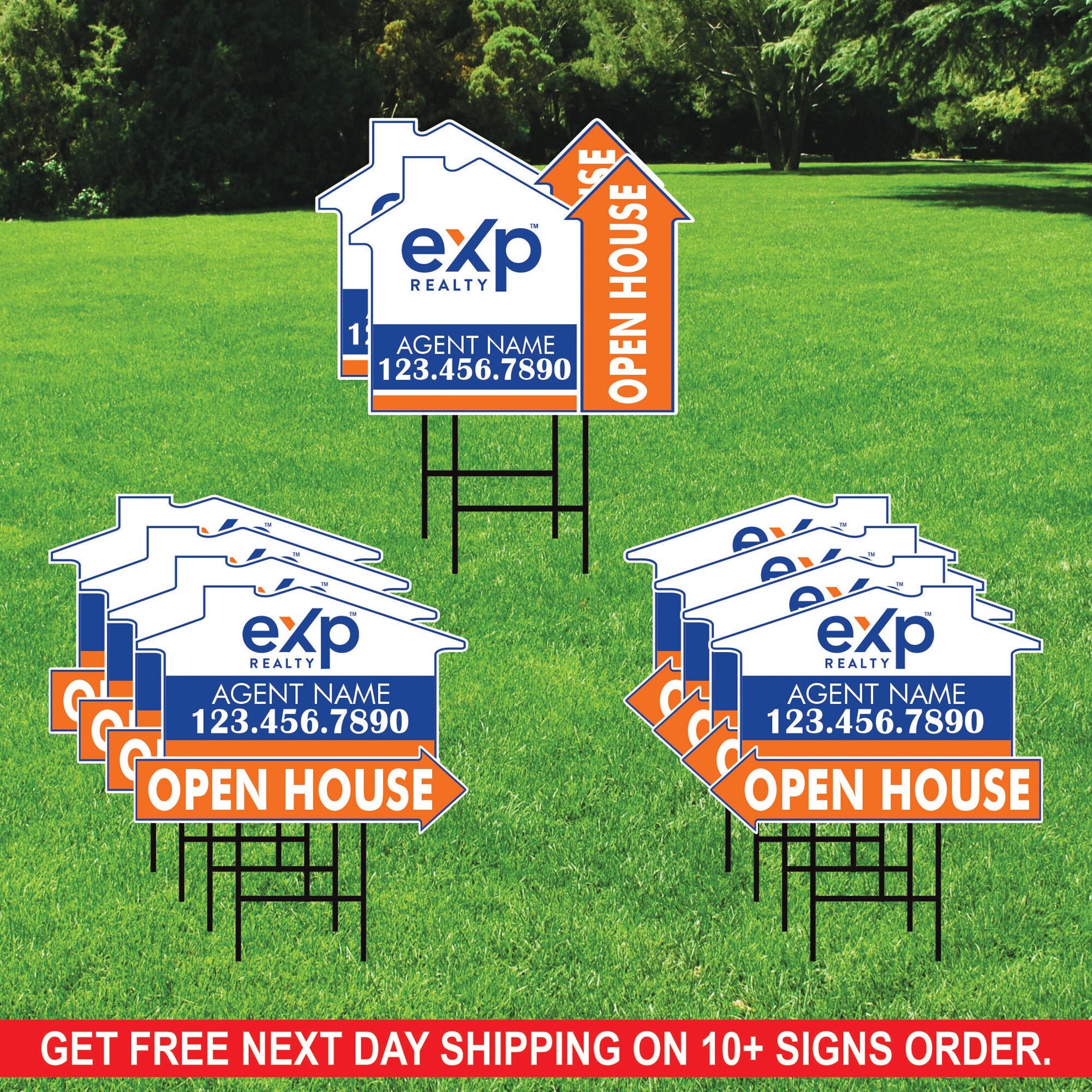 Open House Directional Signs Custom Open House Arrow Yard Sign