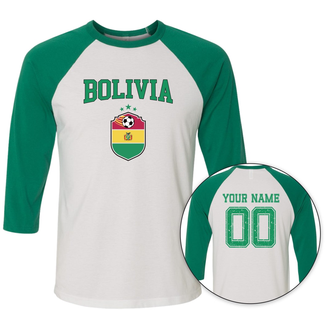 Custom Soccer Raglan T-shirt Front-back Print, Personalized Raglan ...