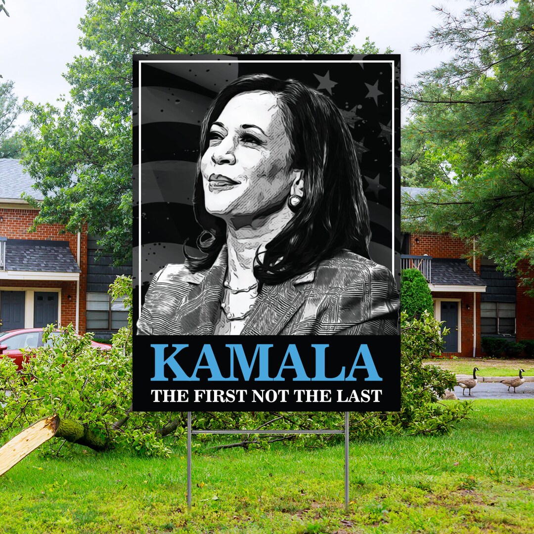 Kamala Harris 2024 Yard Sign Coroplast Harris for President 2024 Lawn ...