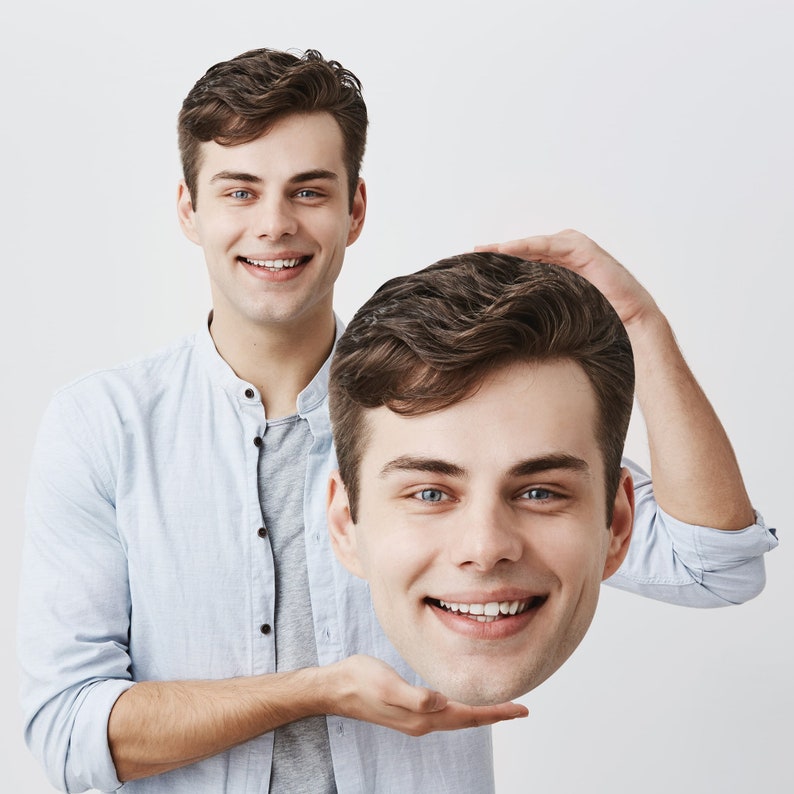 Custom Big Large Face Fans, Wedding Heads, Bachelorette Groom Face ...