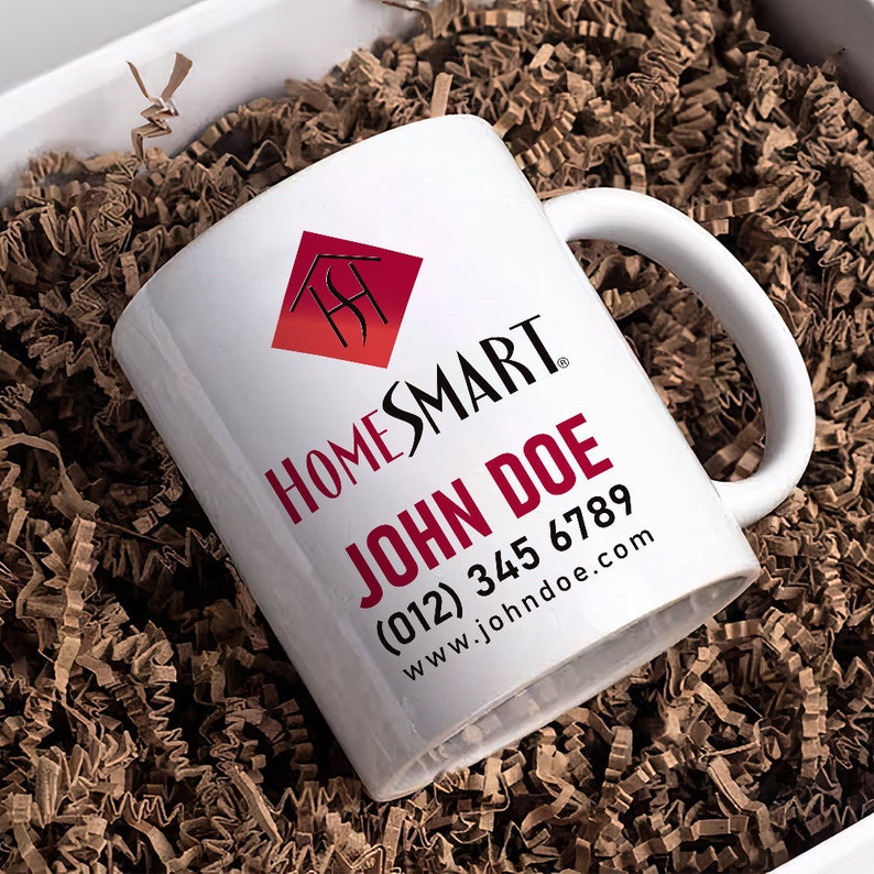 Homesmart Custom Real Estate Agent Coffee Mug, Personalized Real Estate ...