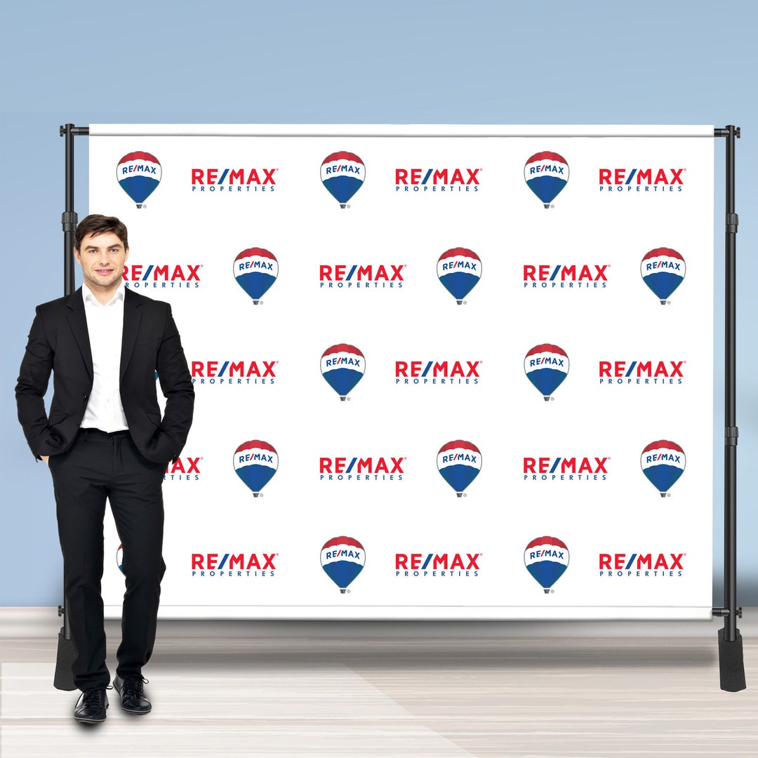 Remax Custom Real Estate Step and Repeat Backdrop Stand 10'x8 ...