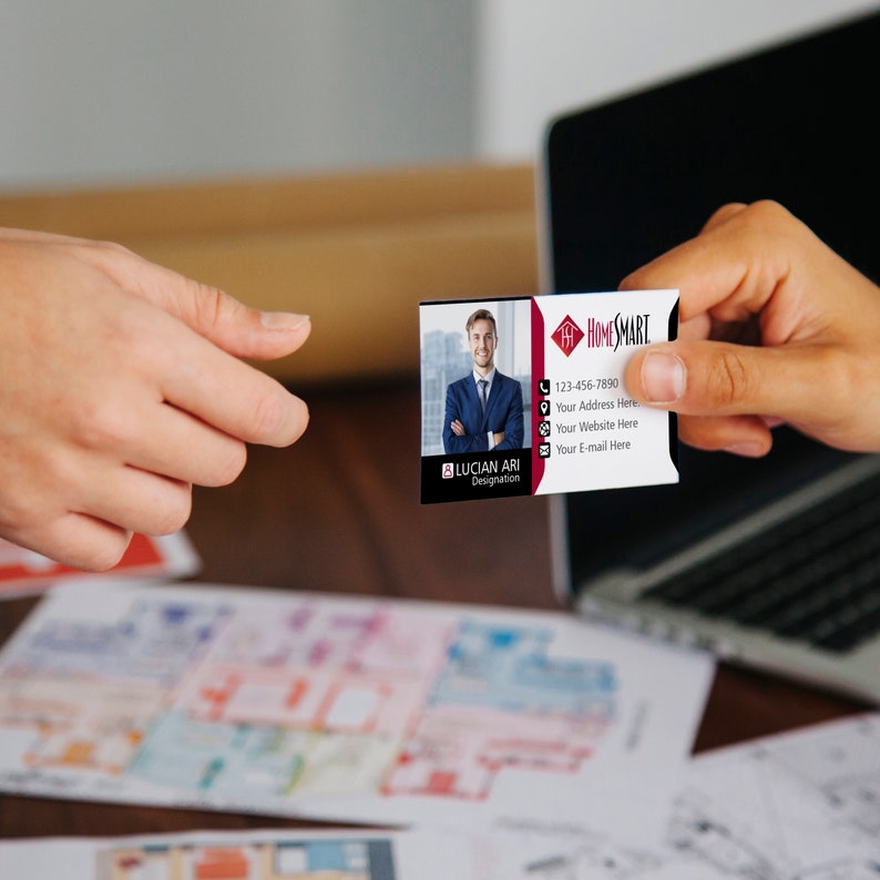Homesmart Custom Real Estate Business Card Two-sided, Customized Real ...