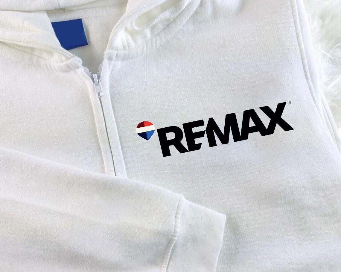 Embroidered Remax Realtor Zip-up Hoodie - Cozy Real Estate Fleece ...