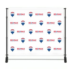 Remax Custom Real Estate Step and Repeat Backdrop Stand 10'x8 ...