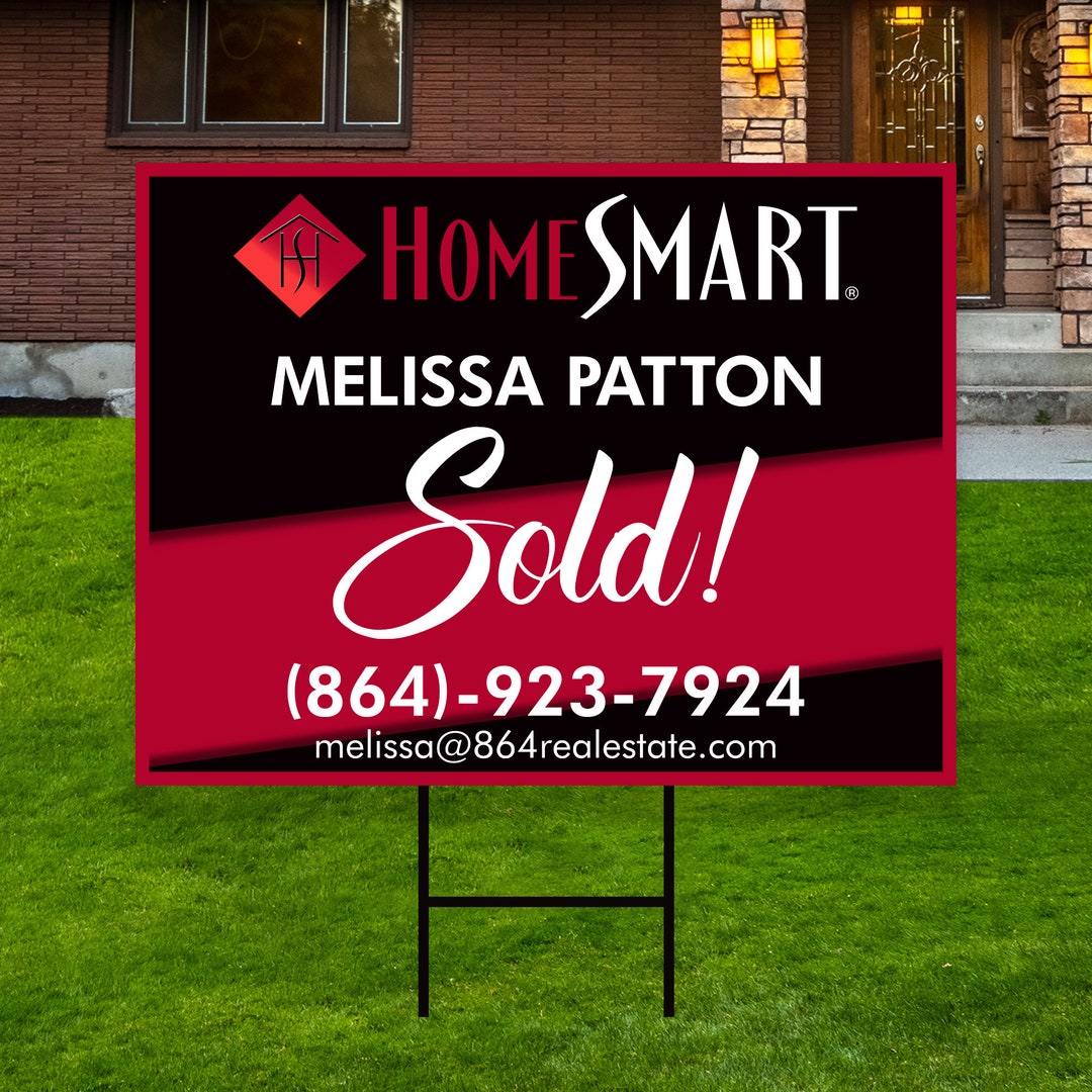 Homesmart Personalized Real Estate Marketing Yard Sign - Coroplast ...